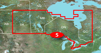 Garmin TOPO Canada Nunavut, West, Central, Northwest microSD Card ...