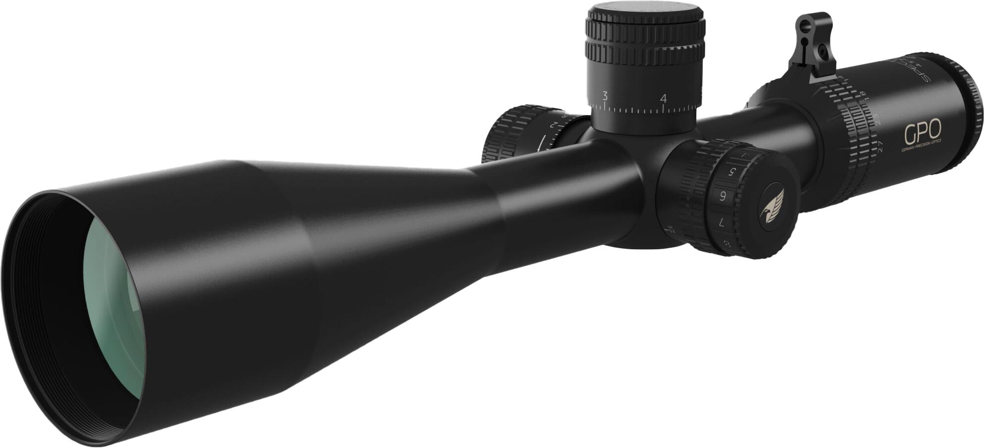 German Precision Optics GPOTAC 6X 4.5-27x50mm Illuminated Rifle Scope ...