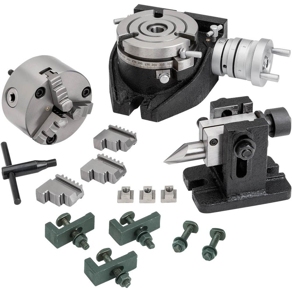 Grizzly Industrial Rotary Table w/Tailstock and Chuck Review - The ...