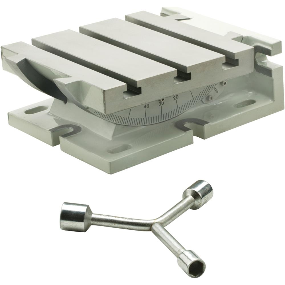 Grizzly Industrial Horizontal / Vertical T Slot Tilting Table Review ...