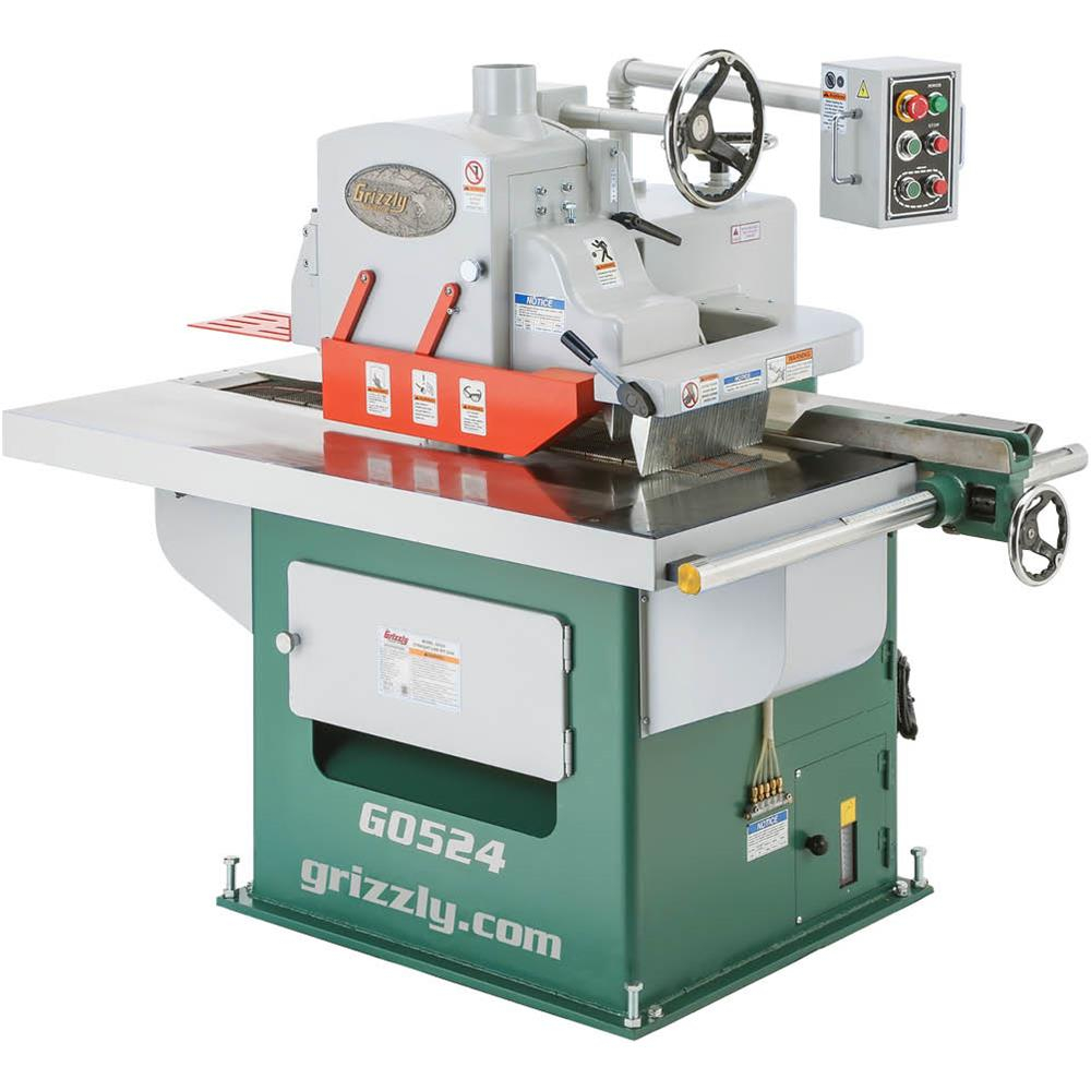 Grizzly Industrial Straight Line Rip Saw Review - The Civil War