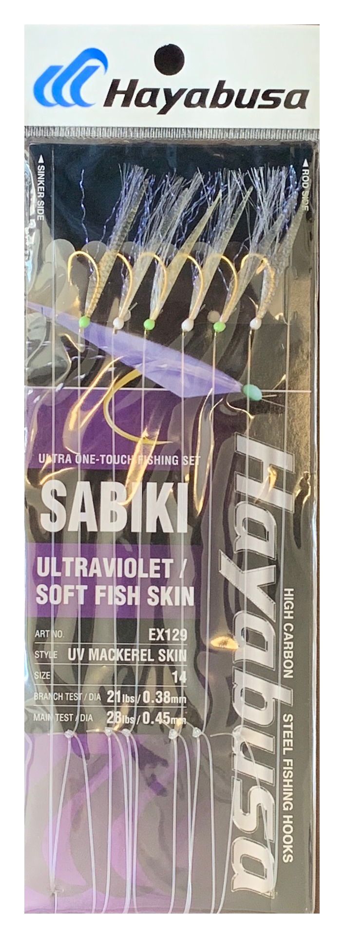 Hayabusa UV Mackerel Skin Sabiki - 28Lb/21Lb Test Line Review - The ...