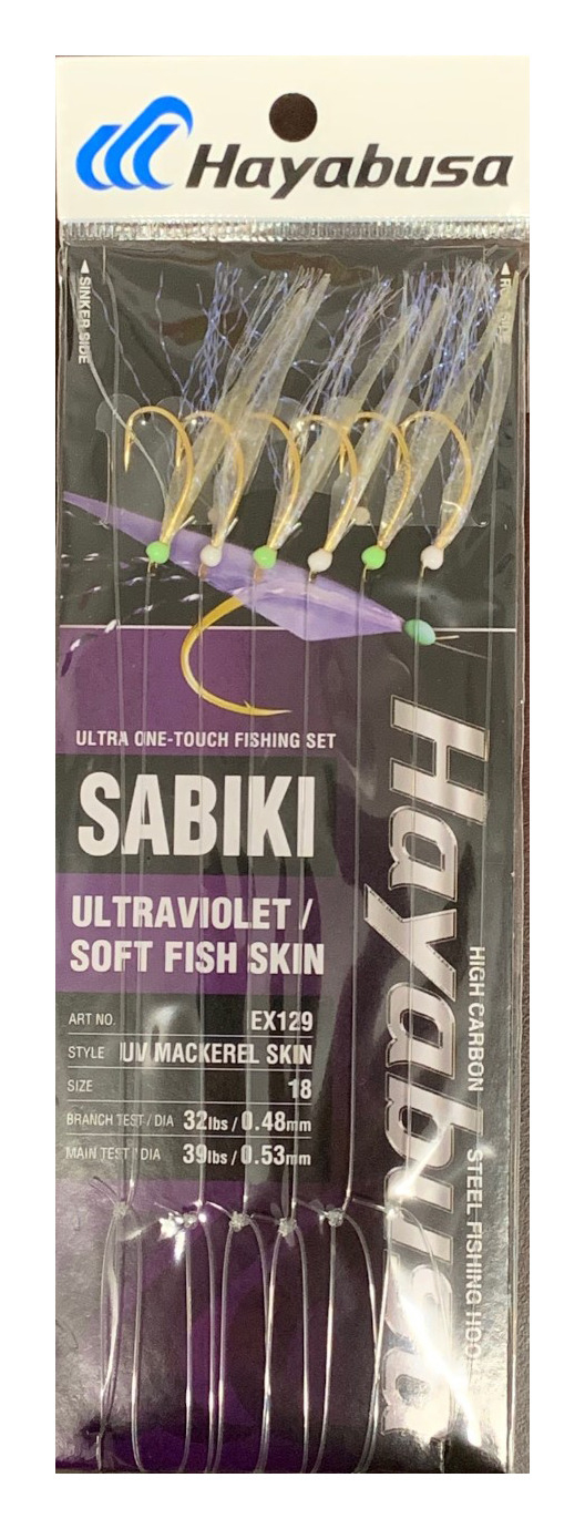 Hayabusa Uv Mackerel Skin Sabiki - 39/32Lb Test Line Review - The Civil War