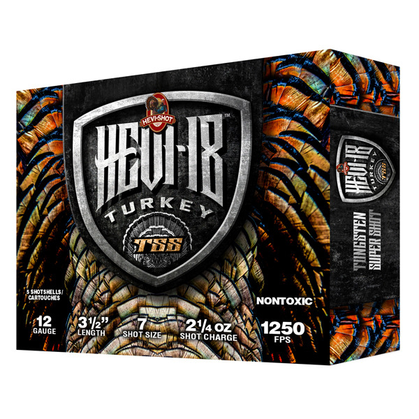 HEVI-Shot HEVI-18 TSS Turkey 12 Gauge 3.5in Shotgun Ammunition HS4507 ...