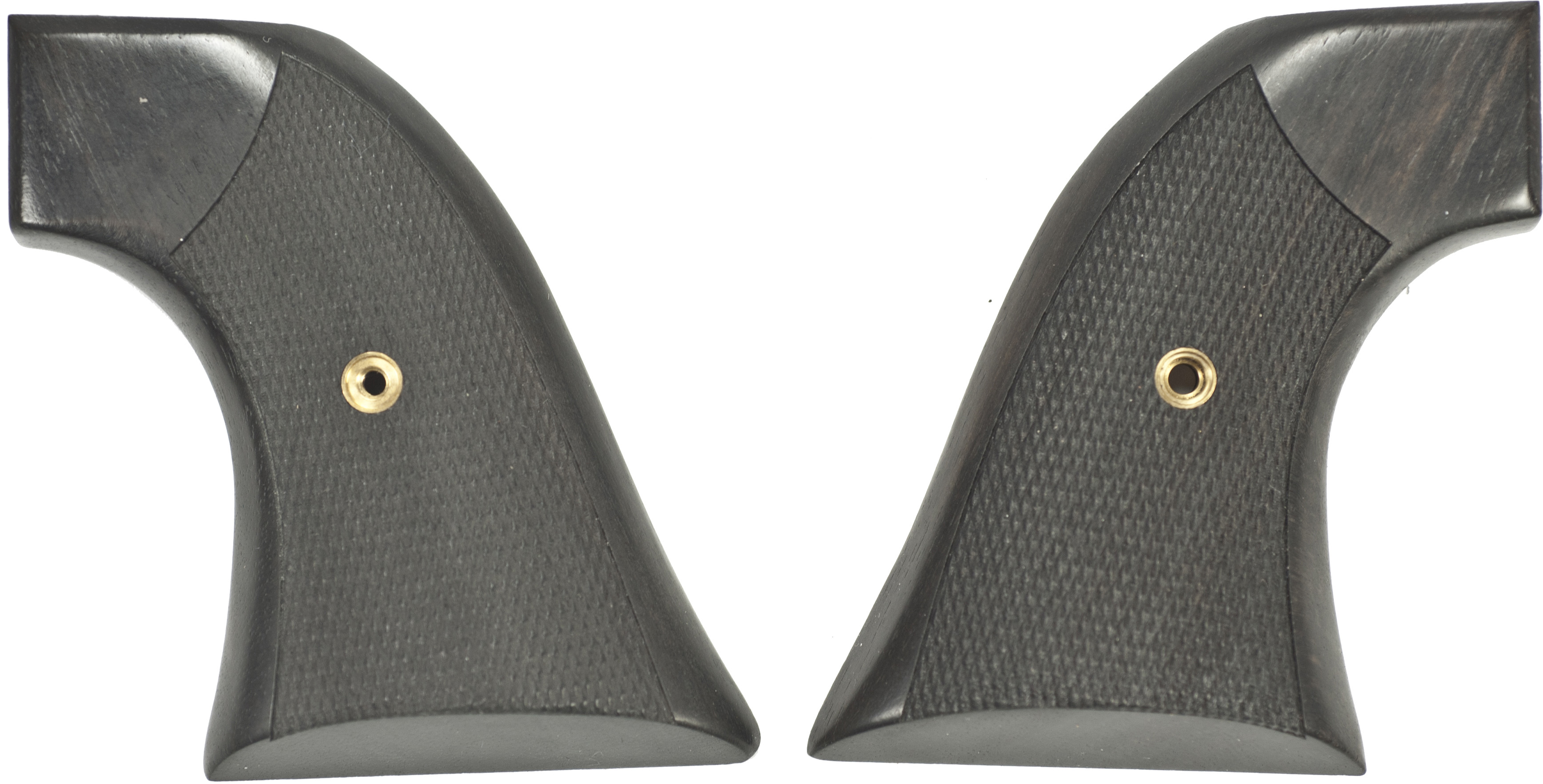 Hogue Colt Single Action Handgun Grip Ebony Cowboy Panels, Checkered ...