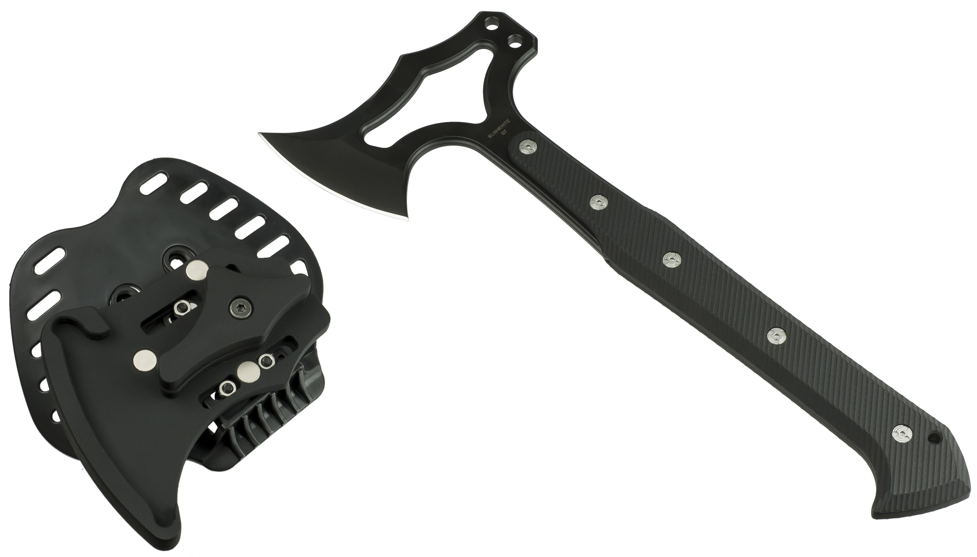 Hogue EX-T01 Tomahawk,S-7 Black Blade,G10 Solid - 1 out of 3 models ...