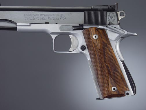 Hogue Govt. Handgun Grip Coco Bolo Checkered 45821 Review - The Civil War