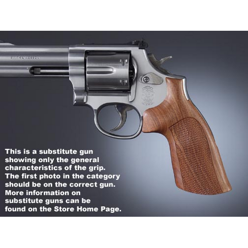 Hogue S&W K/L Rd. Grip Pau Ferro Checkered 19313 Review - The Civil War