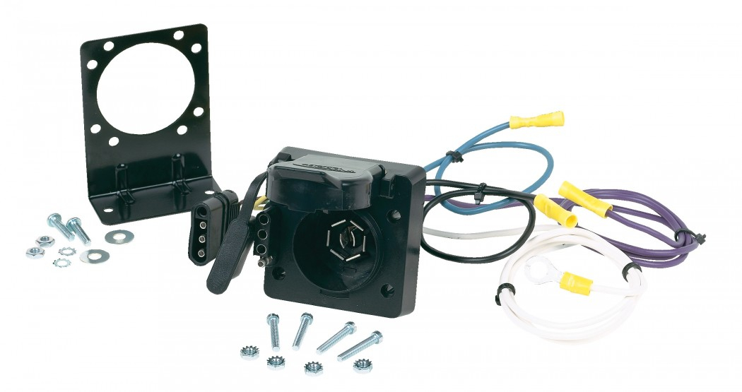 Hopkins Towing Solutions 47185 Multi Tow Adapter: 4 Flat to 7 Blade & 4 ...