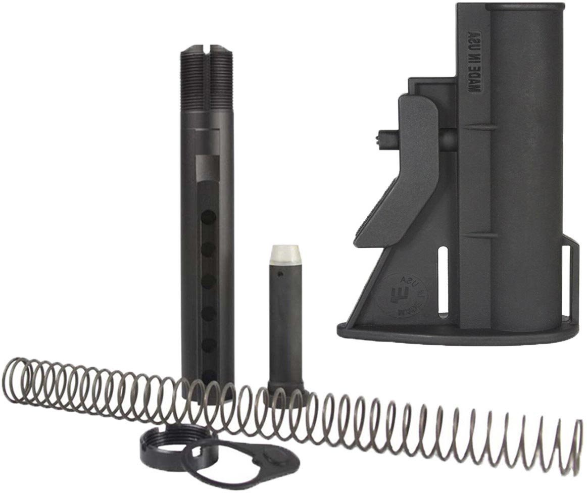 JE Machine Tech AR-10/15 Mil-Spec 4-Position Buttstock Combo Review - The Civil War