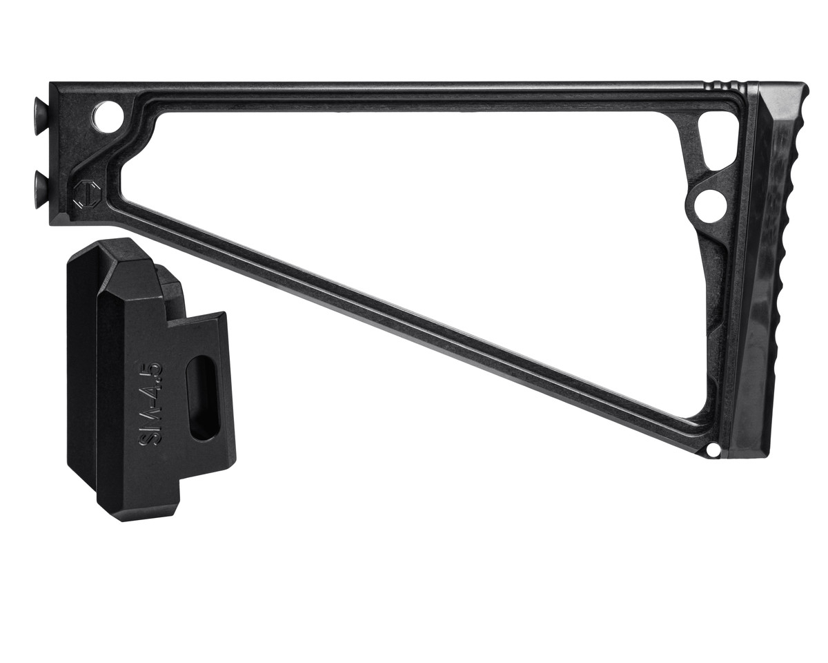 JMac Customs TS-9P Stock - 4.5mm Folding AKS with Rubber Butt Pad ...