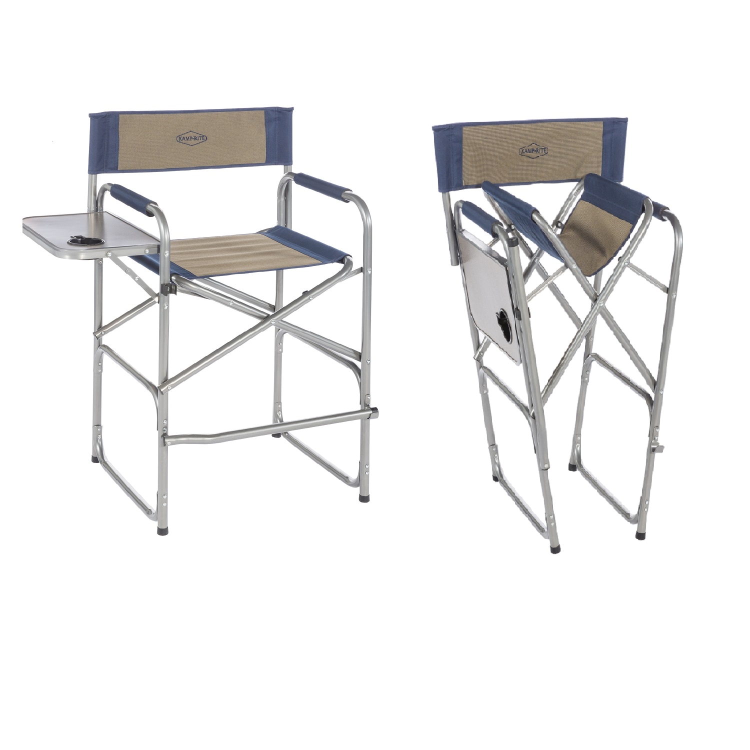 Kamp-Rite High Back Directors Chair with Side Table Review - The Civil War