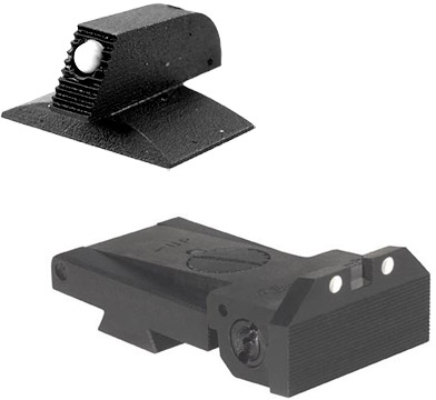 Kensight BoMar BMCS Arctic White Dot, Adjustable Target 1911 Rear Sight ...