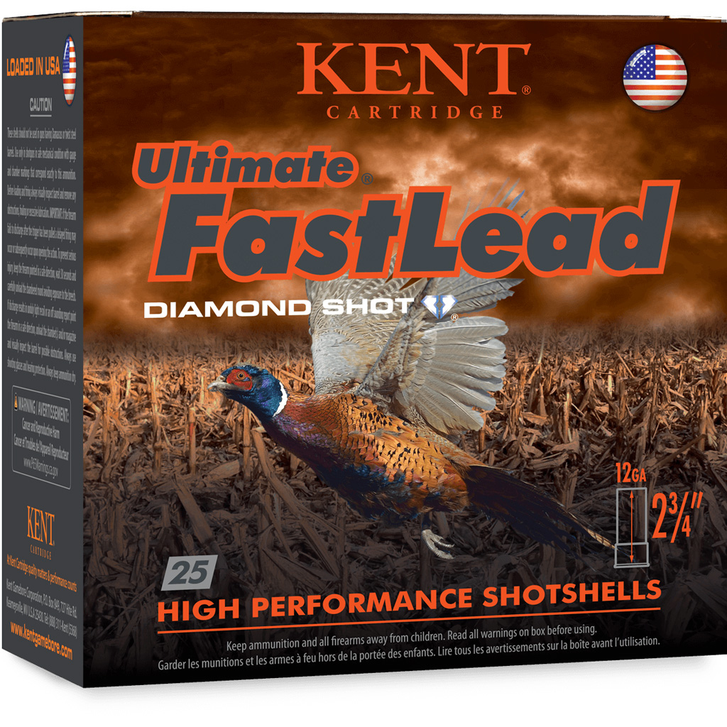 Kent Cartridge Ultimate Fast Lead 12 Gauge 1 1/4 Oz 4 Shot Ammunition ...