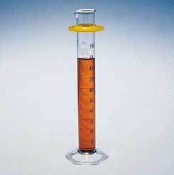 Kimble/Kontes KIMAX Single Metric Scale Graduated Cylinders with Bumper ...