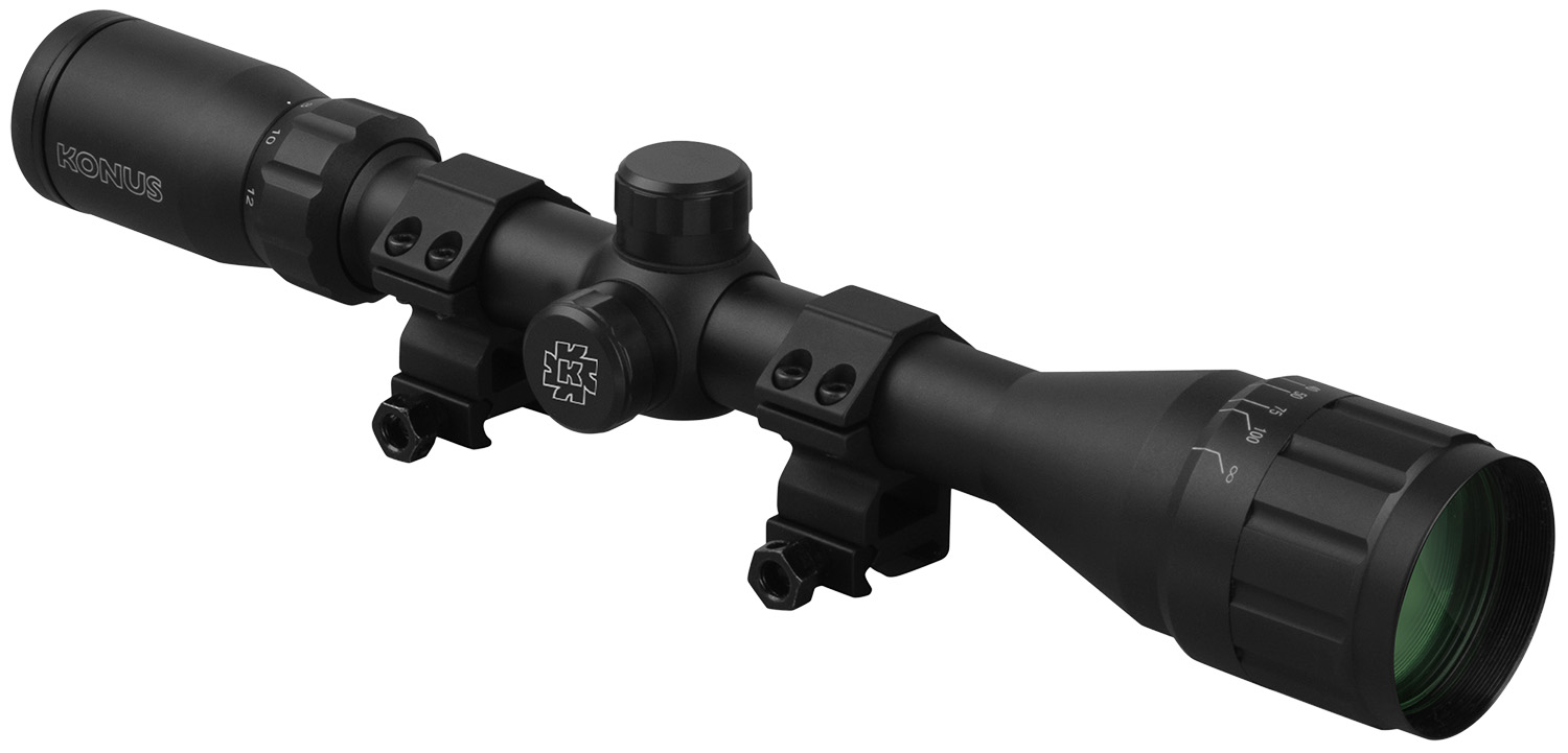 KONUS 7353 FIGHTER 4-12x40AO BDC Rifle Scope Review - The Civil War