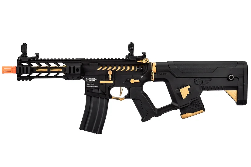 Lancer Tactical Proline Enforcer Battle Hawk 7in Skeleton M4 AEG Rifle ...