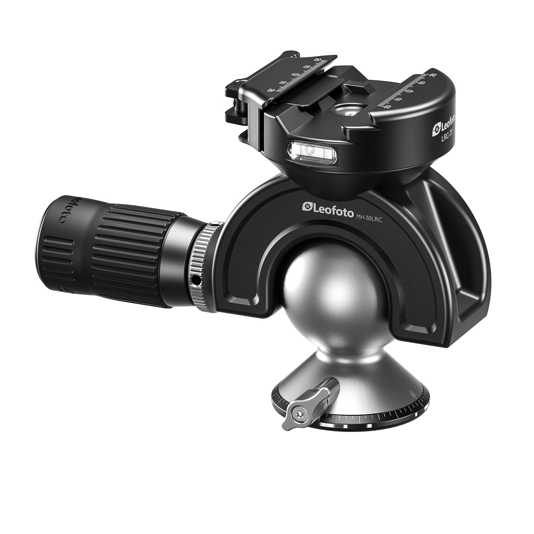 Leofoto MH-50LRC Lever-Release Hybrid Clamp Panning Dynamic Head /w ...