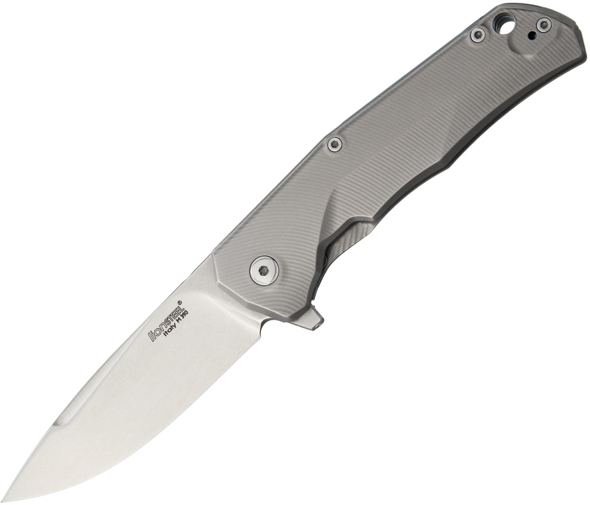 Lionsteel TRE Titanium Framelock Blue Folding Knife Review - The ...