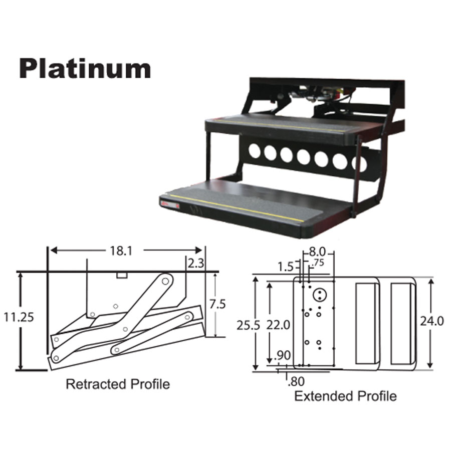 Lippert 372558 Kwikee Platinum Series Electric Double Tread Step Review ...