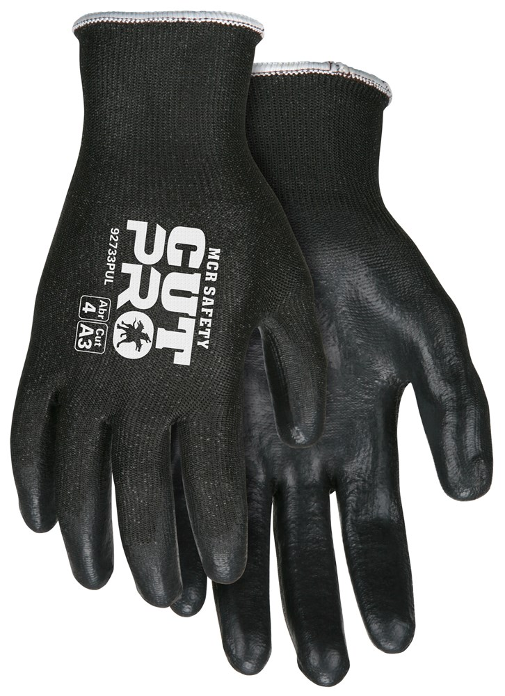 MCR Safety Cut Pro Work Gloves - Cut, Abrasion, Puncture Resistant, PU ...