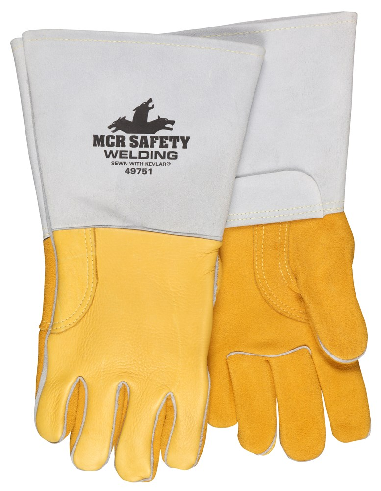 MCR Safety Welding Elkskin Leather Work Gloves, Kevlar Sewn Review ...