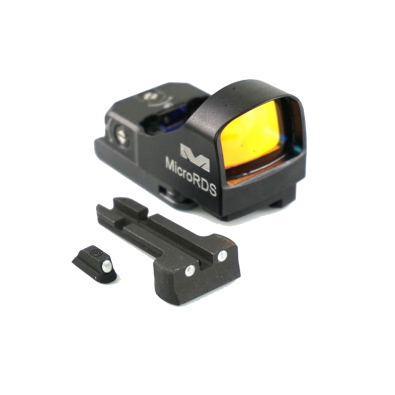Meprolight Micro Red Dot Sight Kit with Quick Detach Adaptor and Backup ...