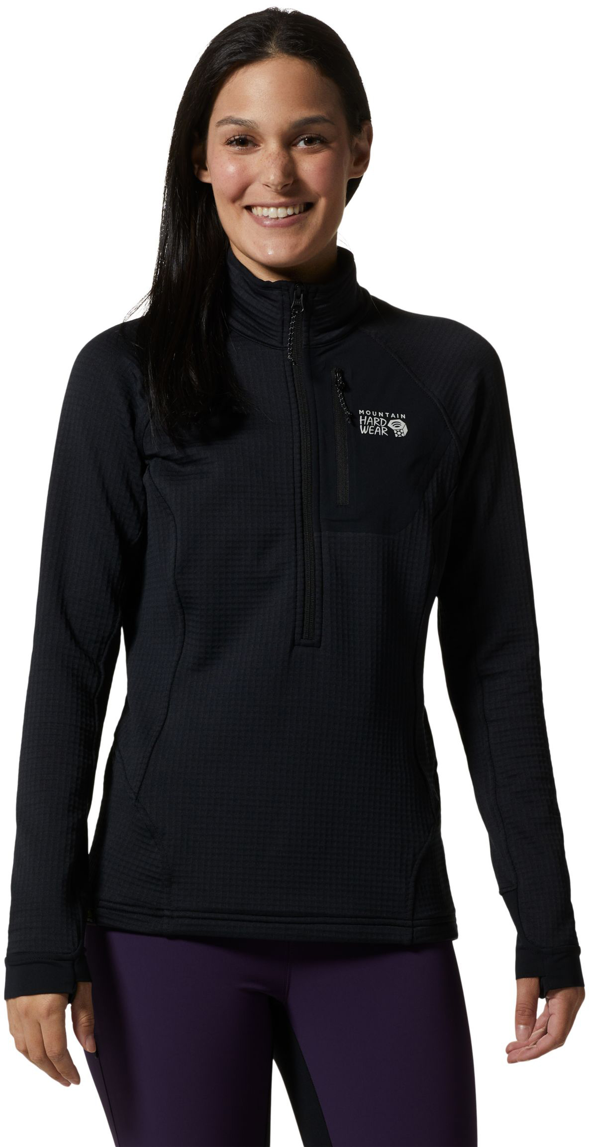Mountain Hardwear Polartec Power Grid Half Zip Jacket - Women's Review ...