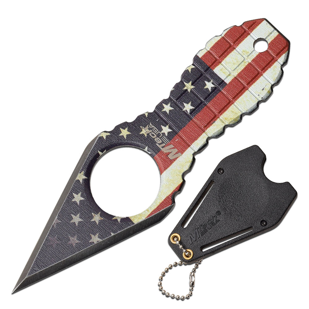 Mtech Fixed Neck Knife, 4.25in Stainless Blade Review - The Civil War