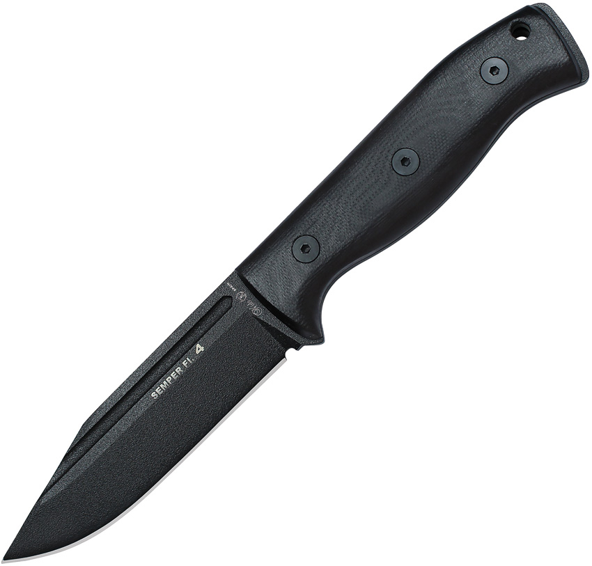 Nieto Semper Fi 4 Fixed Blade Black Review - The Professional Gunfighter
