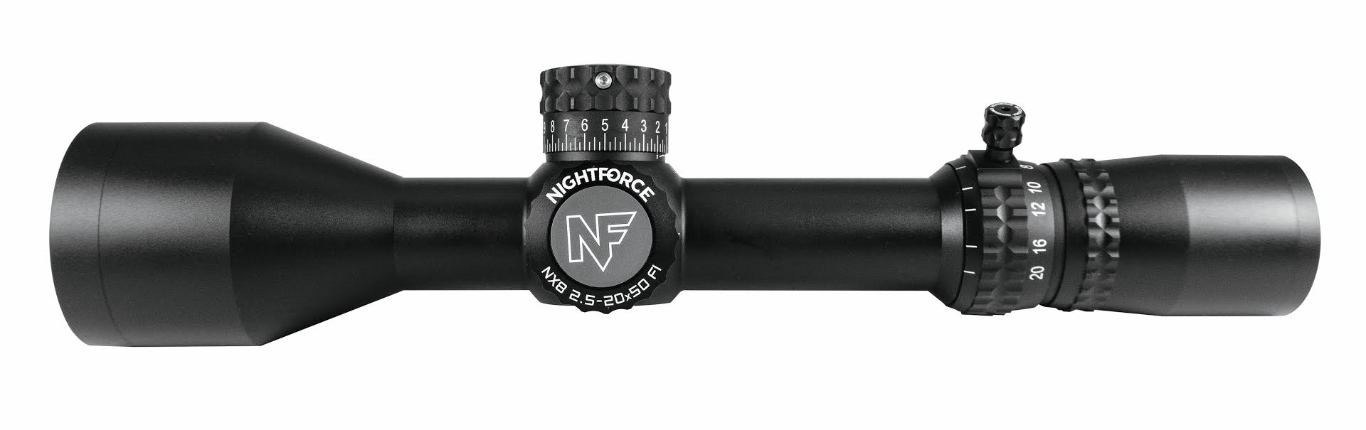 NightForce NX8 Rifle Scope, 2.5-20x50mm, 30mm Tube, First Focal Plane ...