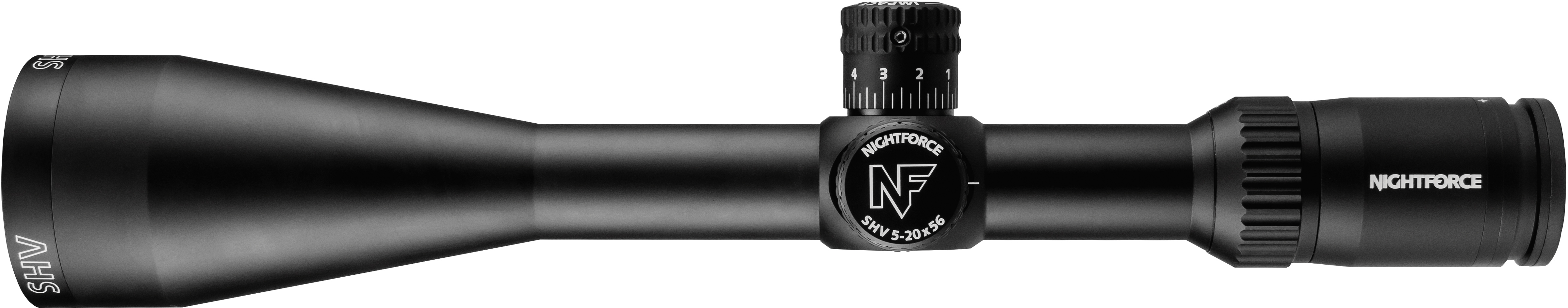NightForce SHV 5-20x56mm Rifle Scope, 30mm Tube, Second Focal Plane | 4 ...