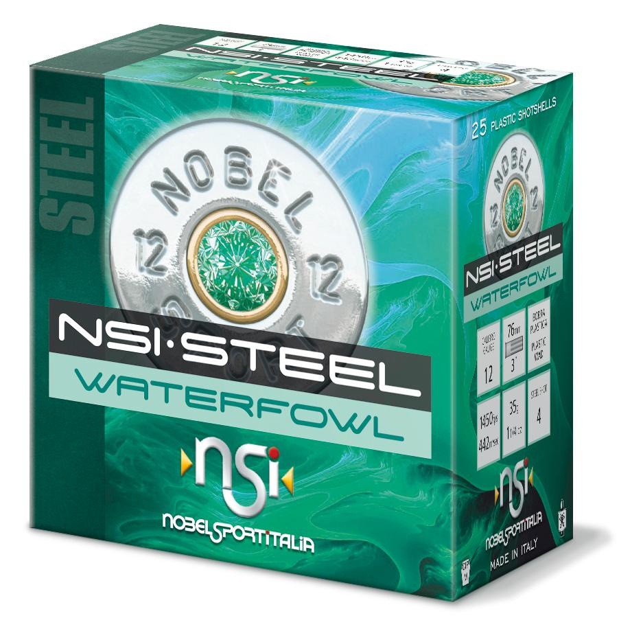 Nobelsport Nobel Sport Steel Shotshells 12ga 3in 1-1/4oz Size 2 ...