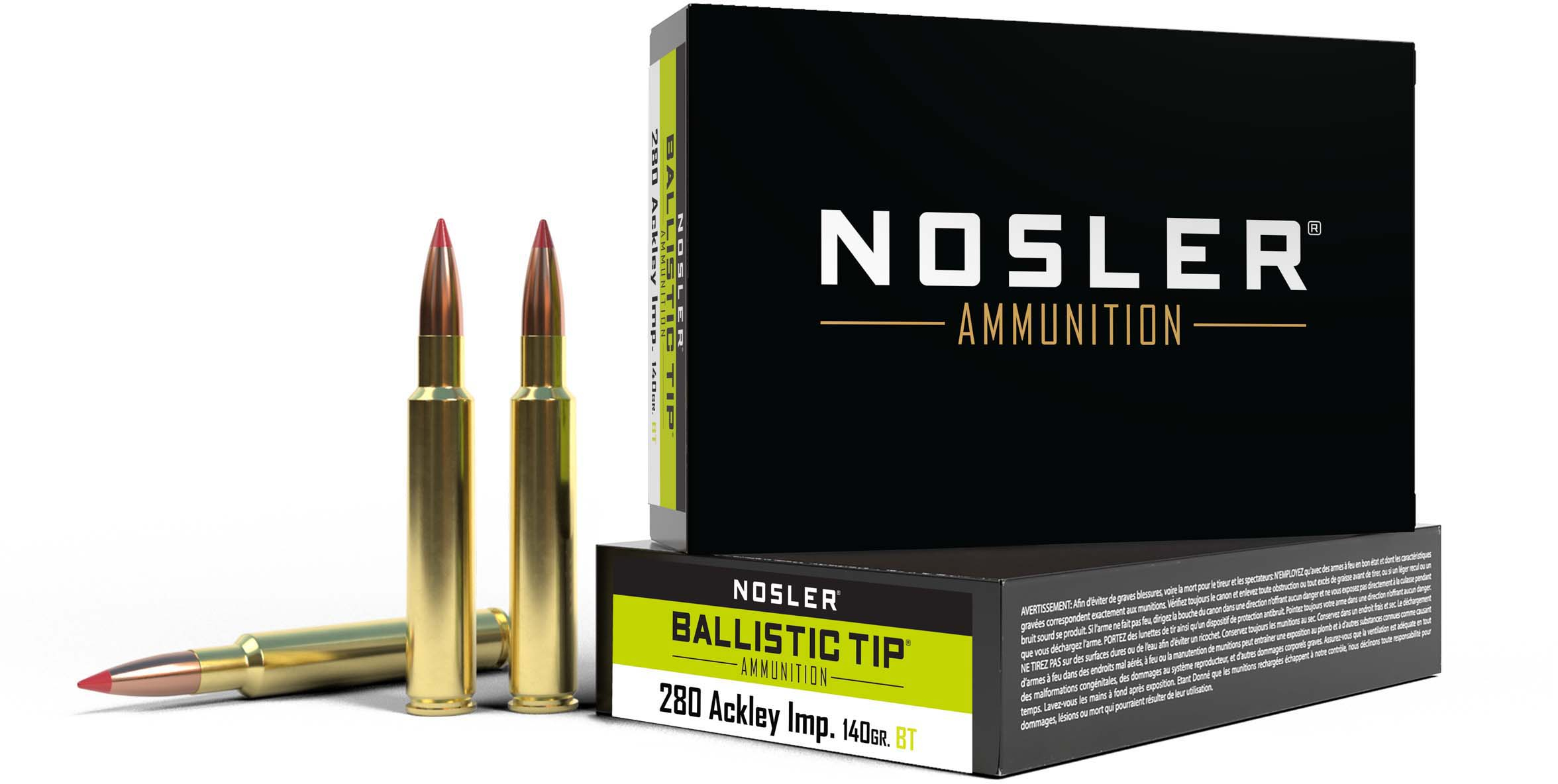 Nosler .280 Rem AI 140gr Ballistic Tip Rifle Ammunition Review - The ...