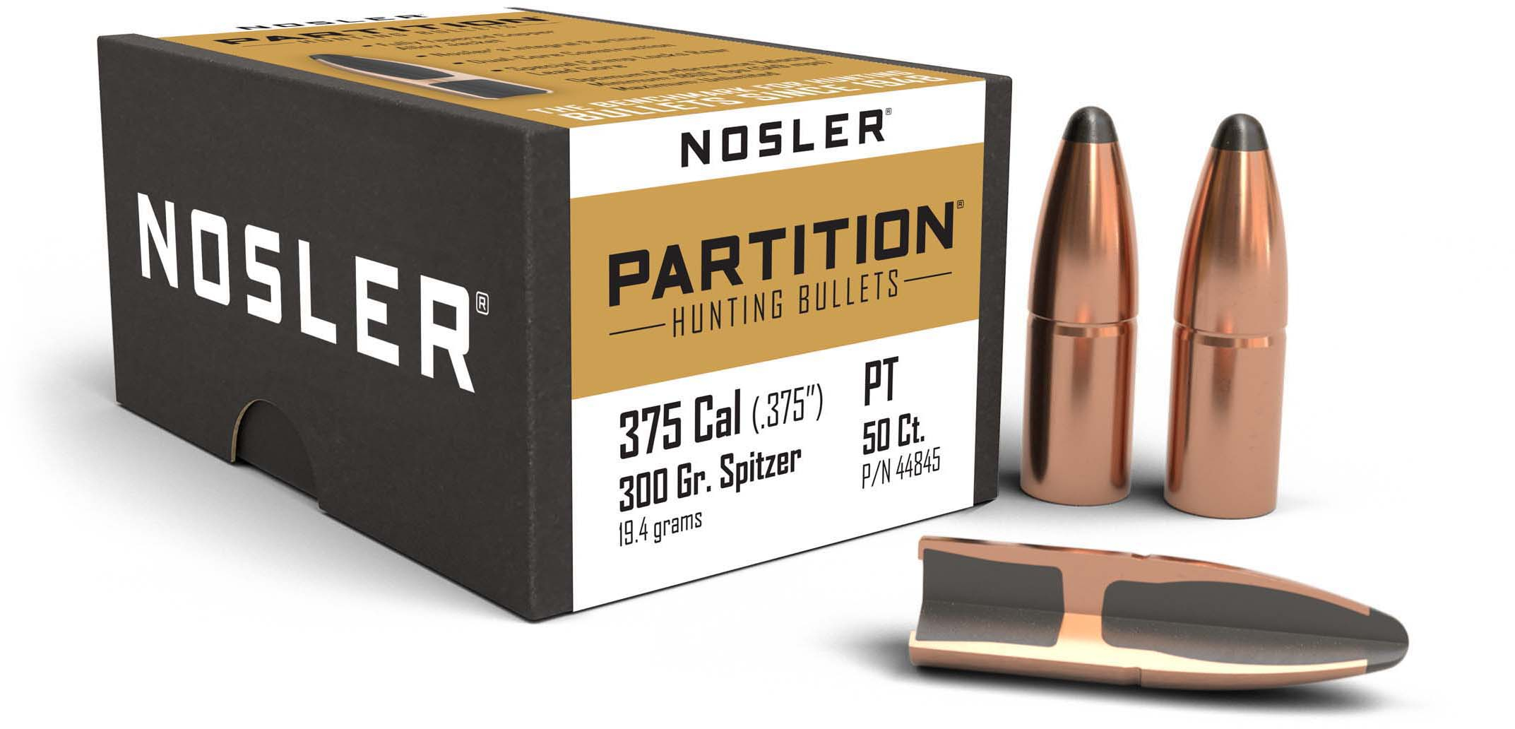 Nosler Partition .375 Caliber 300 GR Spitzer - 50 Box Review - The ...