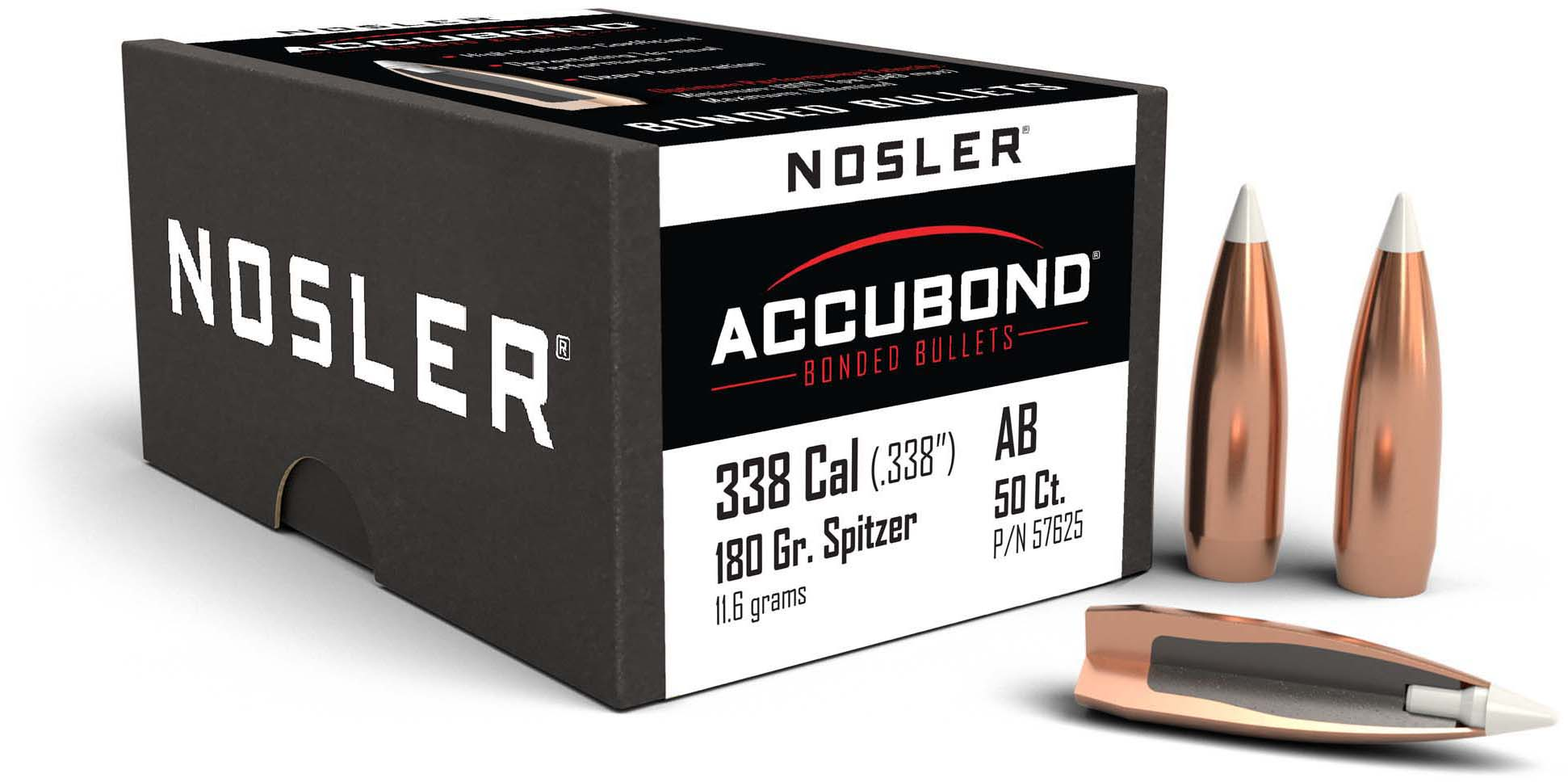 Nosler AccuBond 338 Caliber 180 GR Spitzer 50 Box Review - The Civil War
