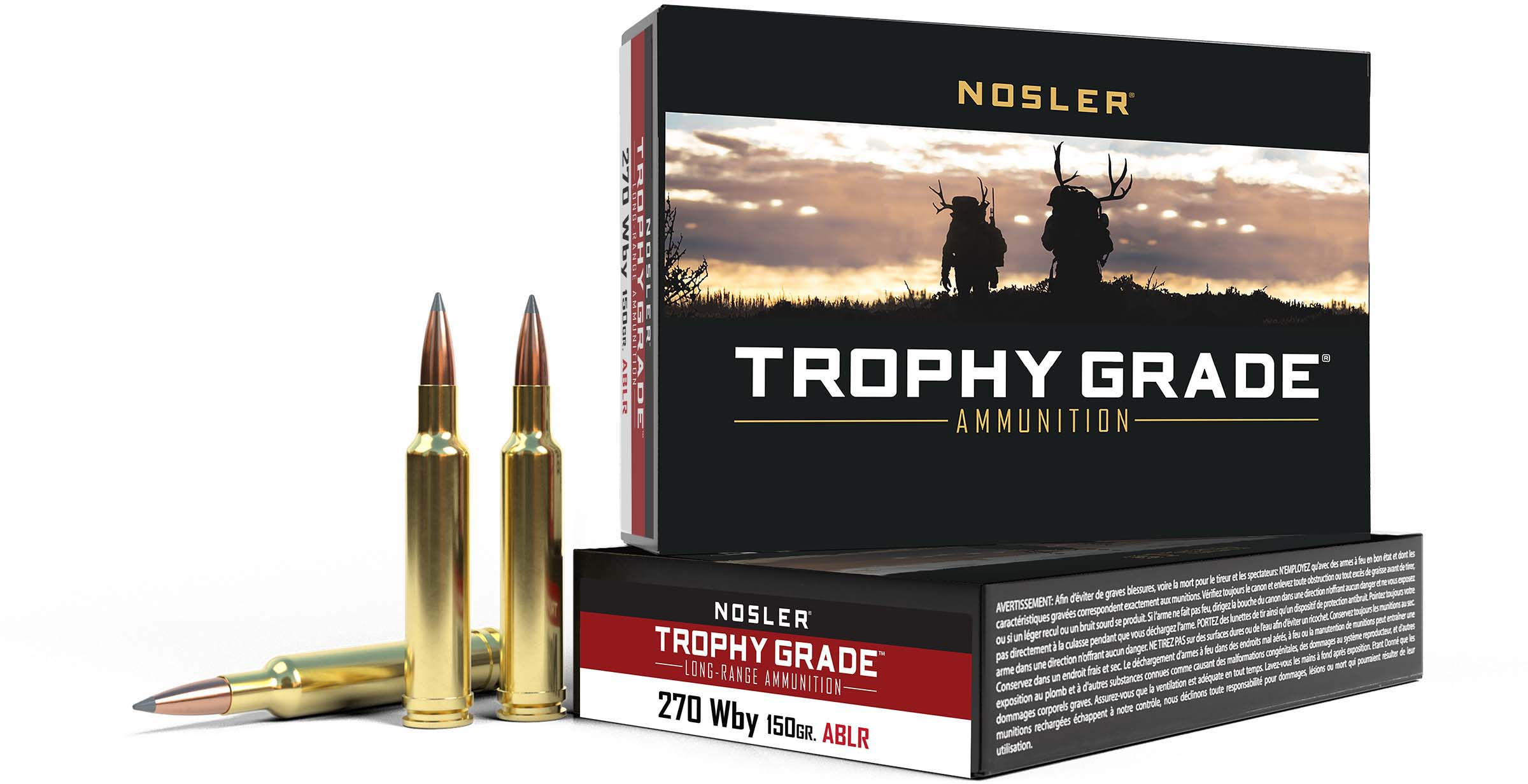 Nosler Trophy Grade .270 Weatherby Magnum 150 Grain AccuBond Long Range ...