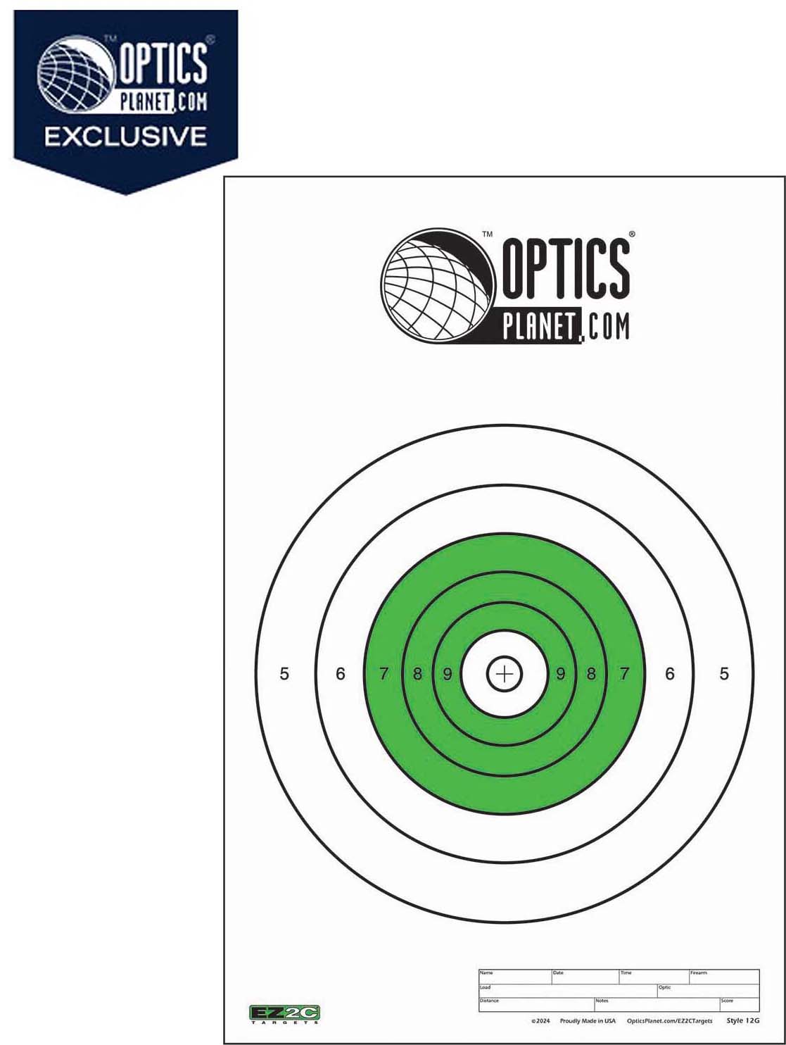 OpticsPlanet Exclusive EZ2C Targets Style 12 | Up to 58% Off 5 Star ...