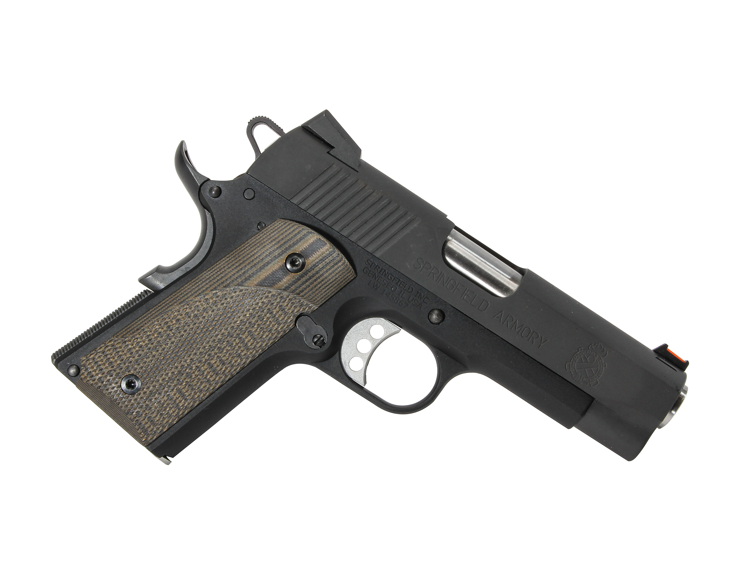 Pachmayr 1911 Officer G10 Firearm Grip, Checkered Review - The Civil War