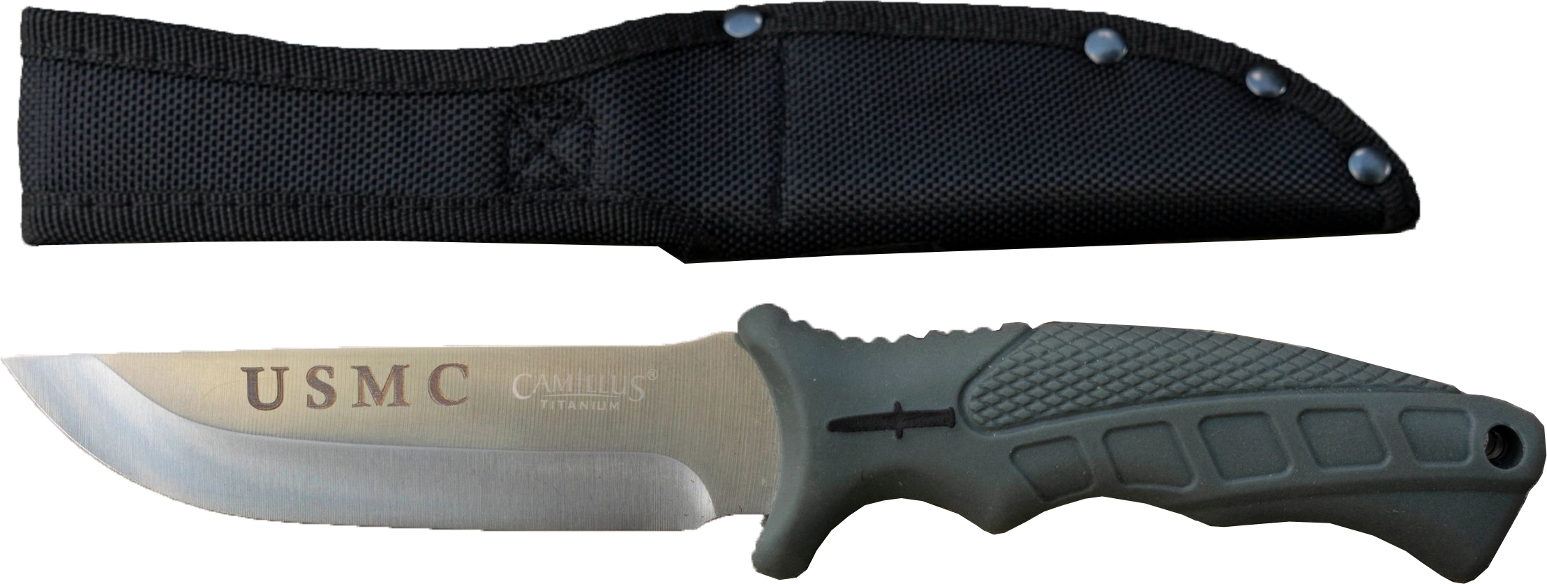 Paladin Camillus Fixed Blade Knife, 4.5 in Blade, Titanium Bonded ...