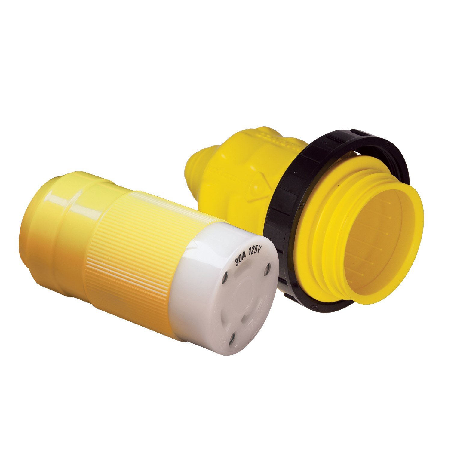 ParkPower 305CRV.VPK Marinco 30 Amp Connector and Waterproof Boot ...