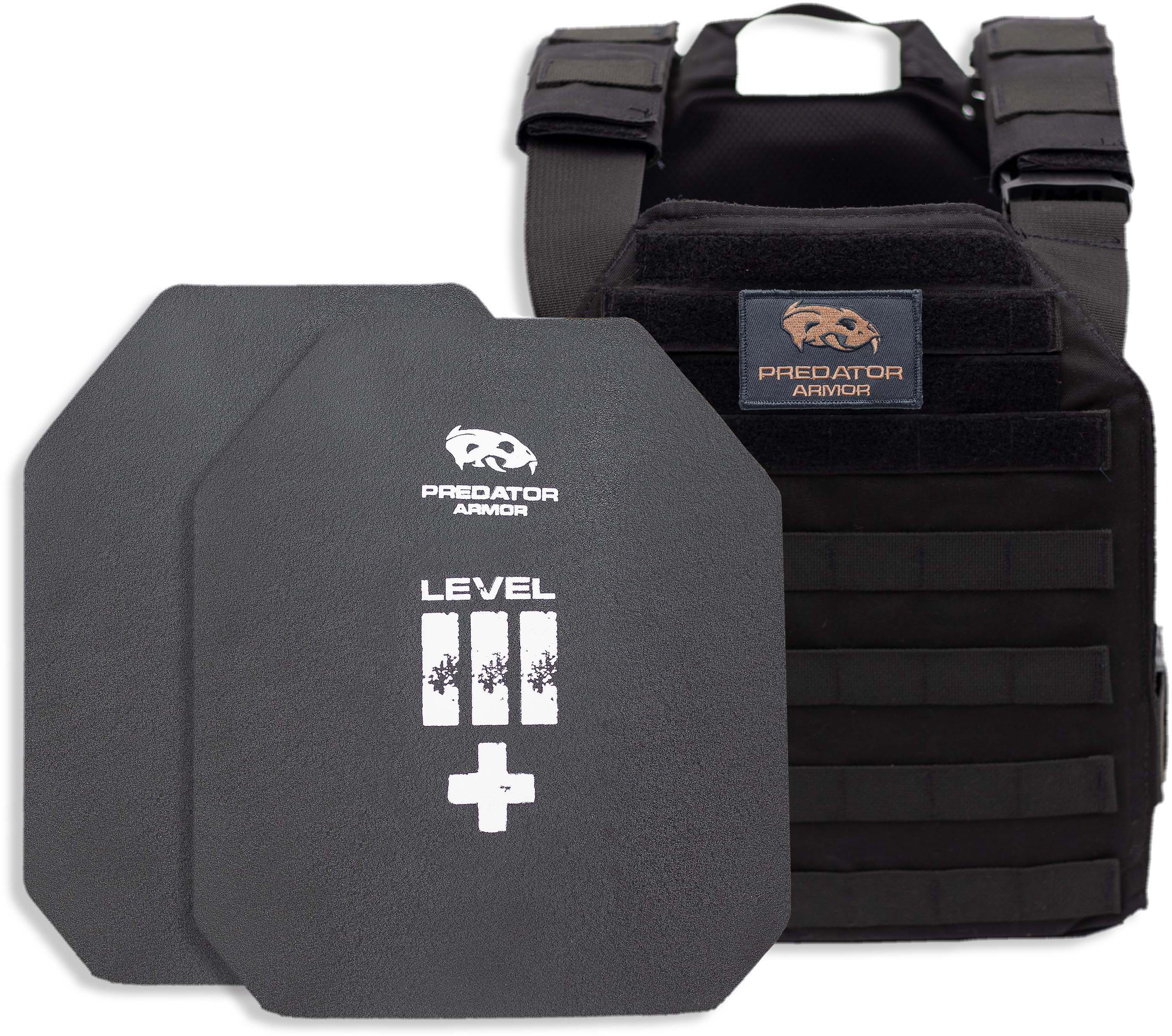 Predator Armor Level III+ Plate Carrier Package | w/ Free S&H