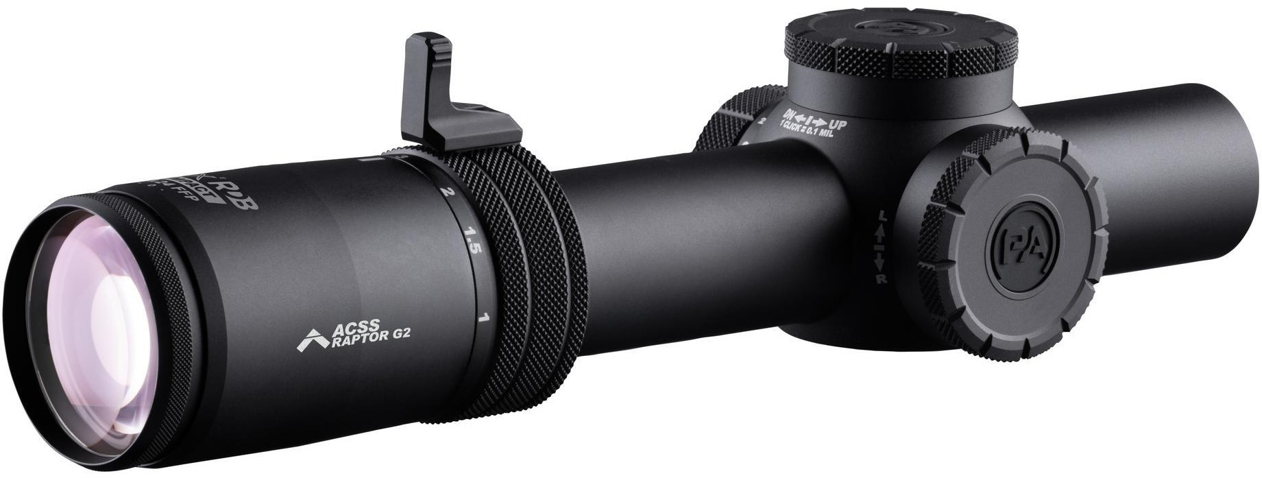 Primary Arms PLx Gen II Compact RDB 1-8x24mm 30mm Tube LPVO Rifle Scope ...