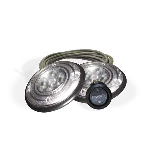 Pro-Gard Industries Two 3inch Round LEDs - Includes Switch & Cable ...