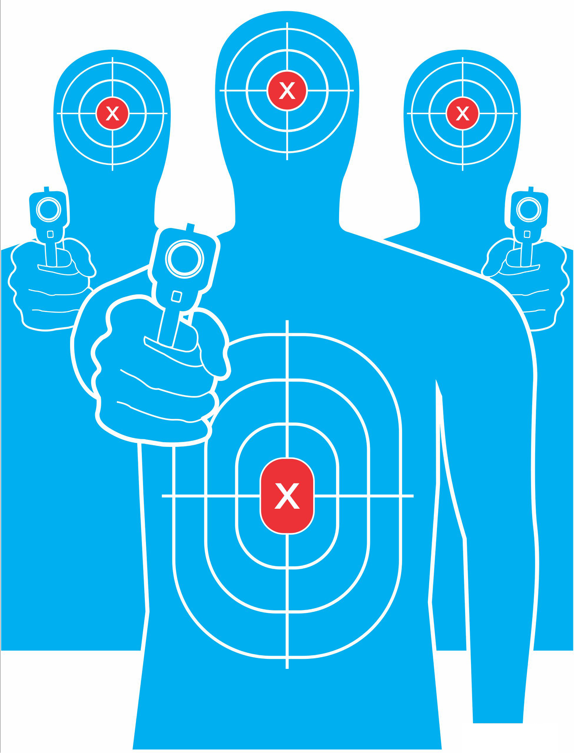 Pro-Shot Tactical Target w/ Adhesive Backing Review - Gun Values Board