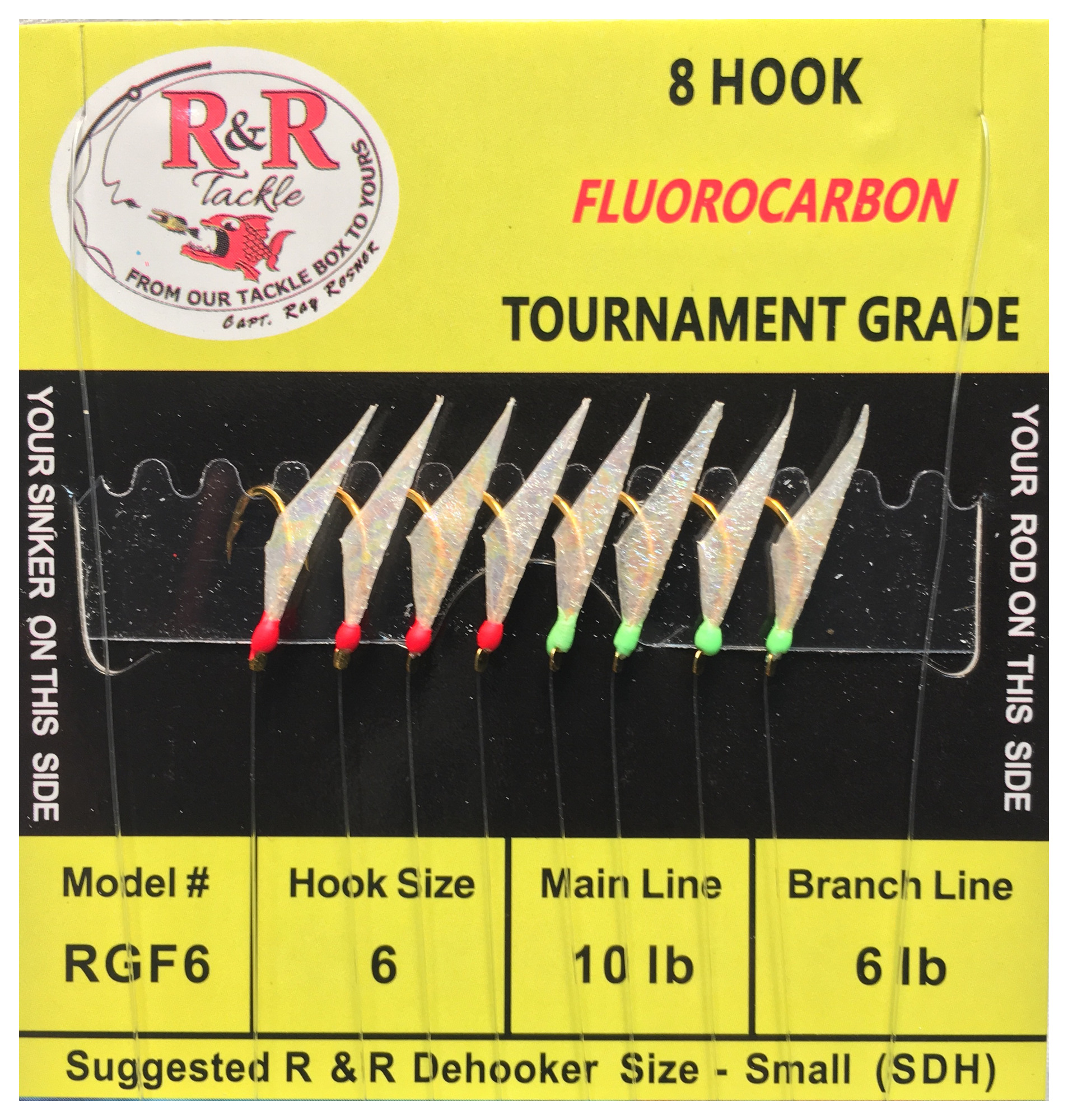 R&R Tackle RGF6 Fluorcarbon Sabiki Fish Skin Hooks Review - The Civil War