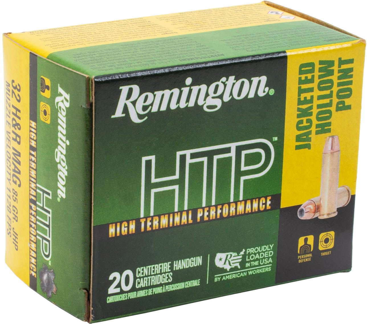 Remington .32 H&R Magnum 85 Grain JHP Ammunition R20017 Review - The ...