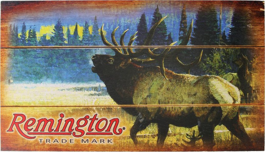 Remington Bugling Elk Wood Sign Review - Gun Values Board