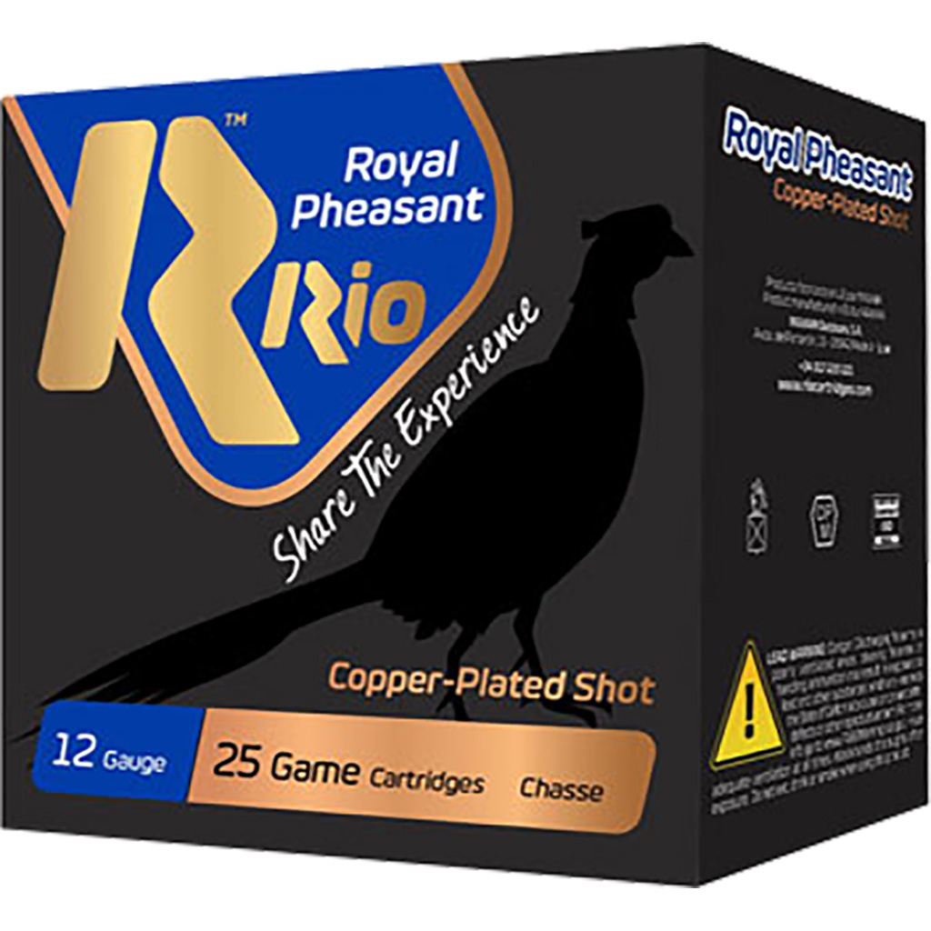 RIO Ammunition Royal Pheasant Copper 40 MGN 12 Gauge 3'' 5 Shot Review ...