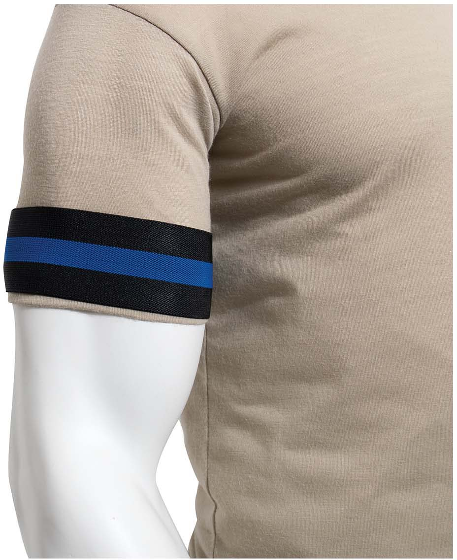 Rothco Thin Blue Line Mourning Arm Band Review - The Civil War